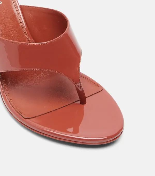 Paris Texas Lidia Patent Leather Thong Sandals - Pink