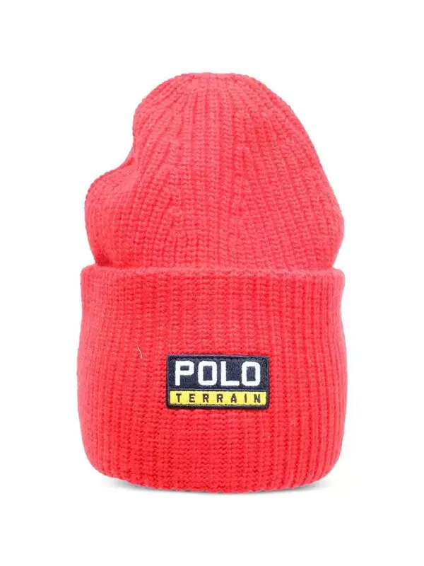 Polo Ralph Lauren Terrain Ribbed-knit Beanie - Red