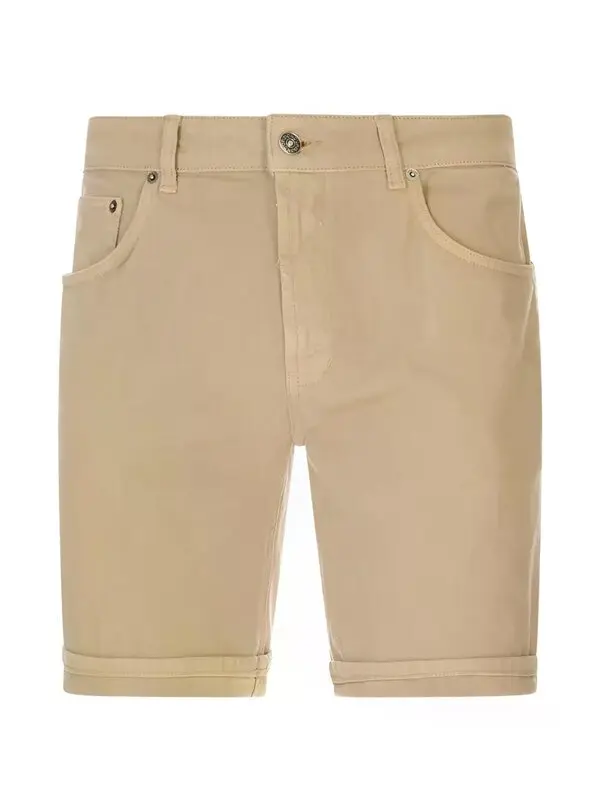 DONDUP Rolled-hem Bermuda Shorts - Neutrals