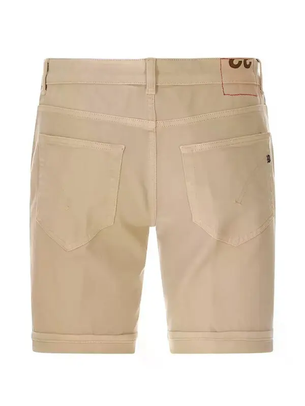 DONDUP Rolled-hem Bermuda Shorts - Neutrals