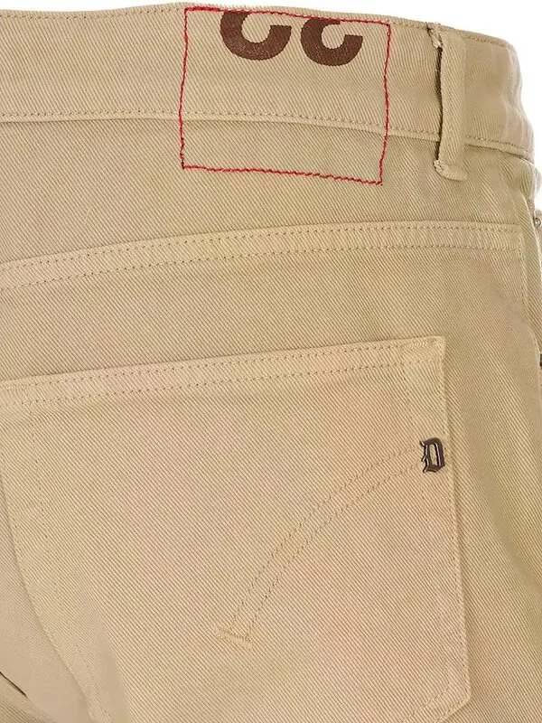 DONDUP Rolled-hem Bermuda Shorts - Neutrals