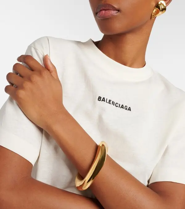 Balenciaga Cuff Bracelet - Gold