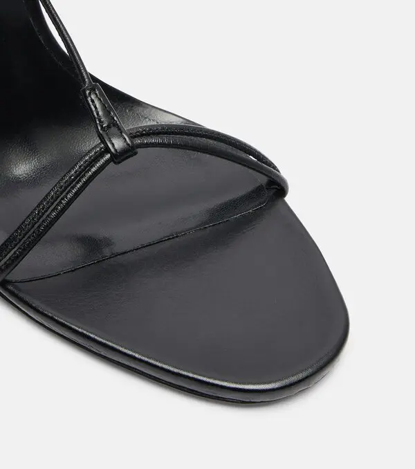 JUDE Mixer Leather Sandals - Black