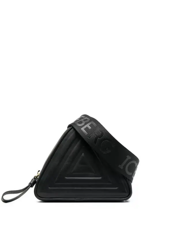 Iceberg Leather Triangle Belt Bag