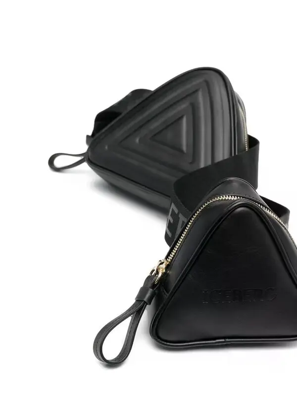 Iceberg Leather Triangle Belt Bag