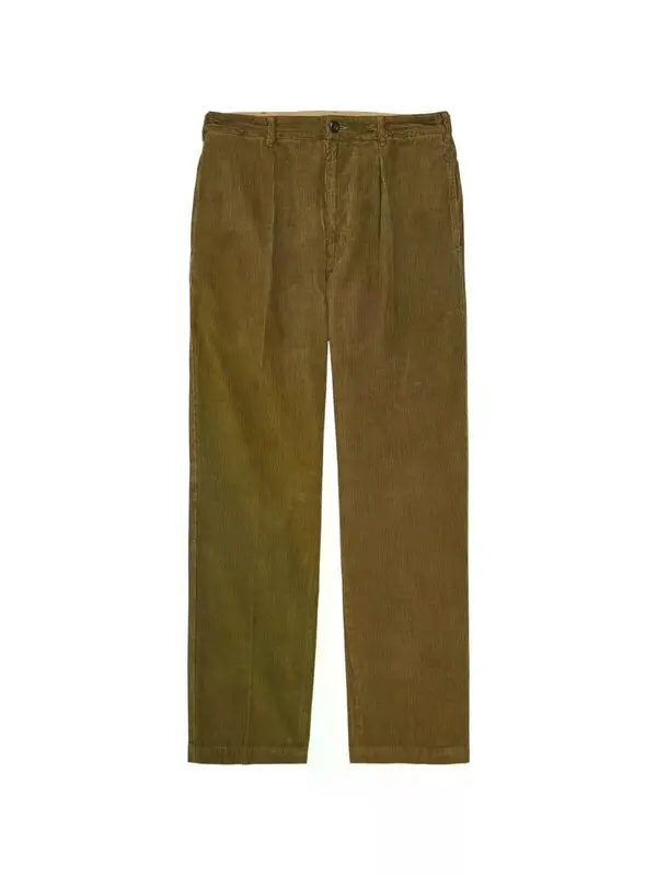 DRAKE'S Pleated Corduroy Trousers