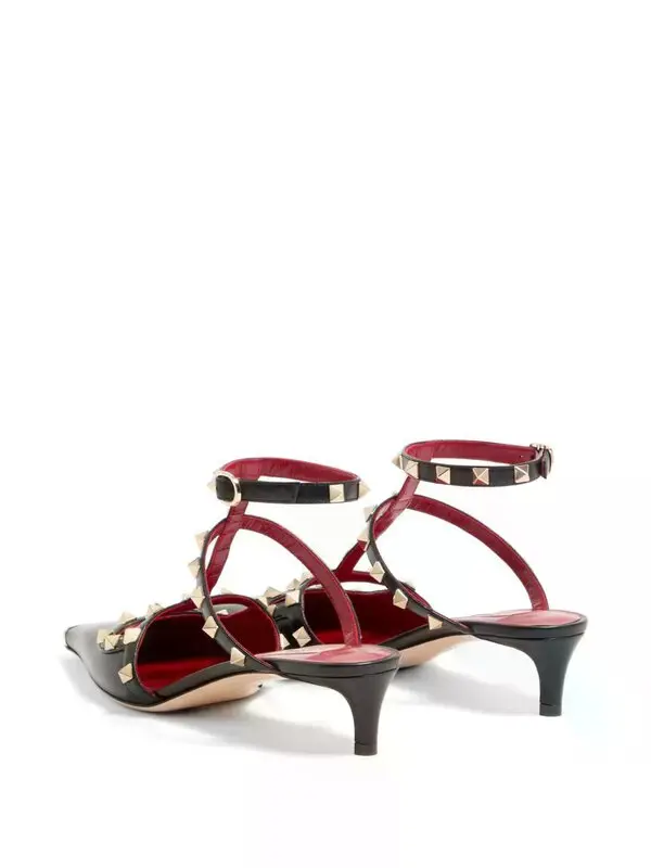 Valentino Garavani Rockstud Court Heeled Pumps - Black