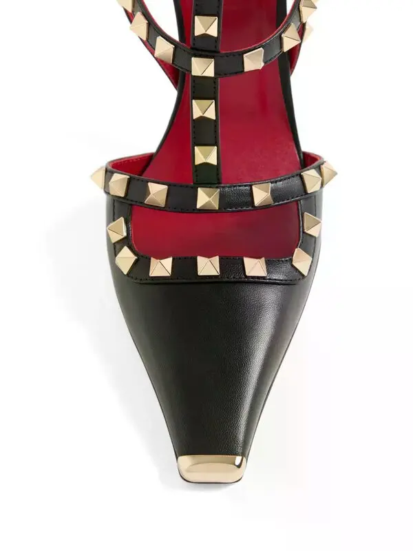 Valentino Garavani Rockstud Kidskin Pumps 100mm - Black