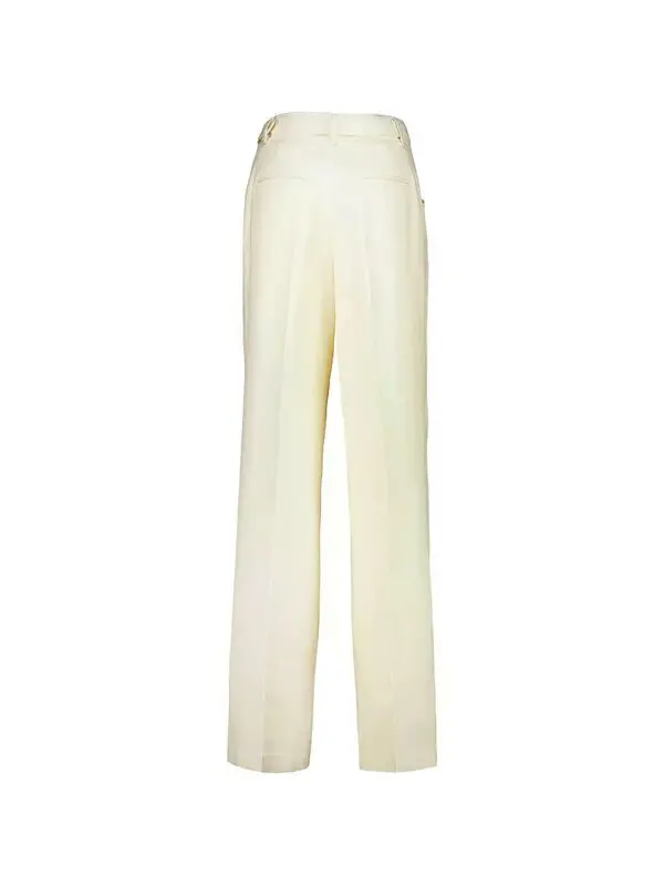 Gabriela Hearst Norman Belted Trousers - Neutrals