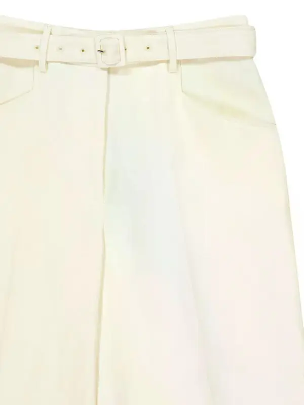 Gabriela Hearst Norman Belted Trousers - Neutrals