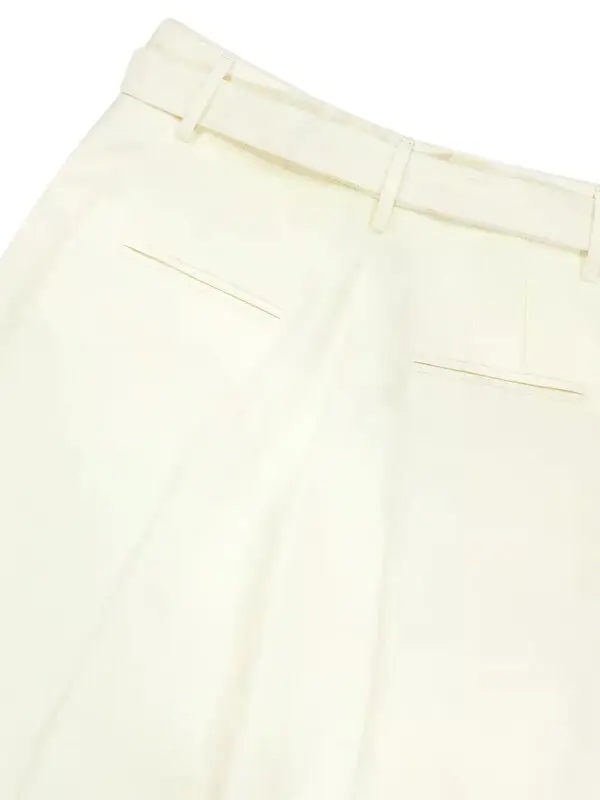 Gabriela Hearst Norman Belted Trousers - Neutrals