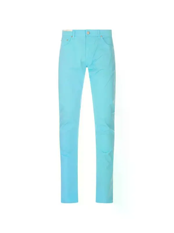 PT TORINO Logo-patch Trousers - Blue