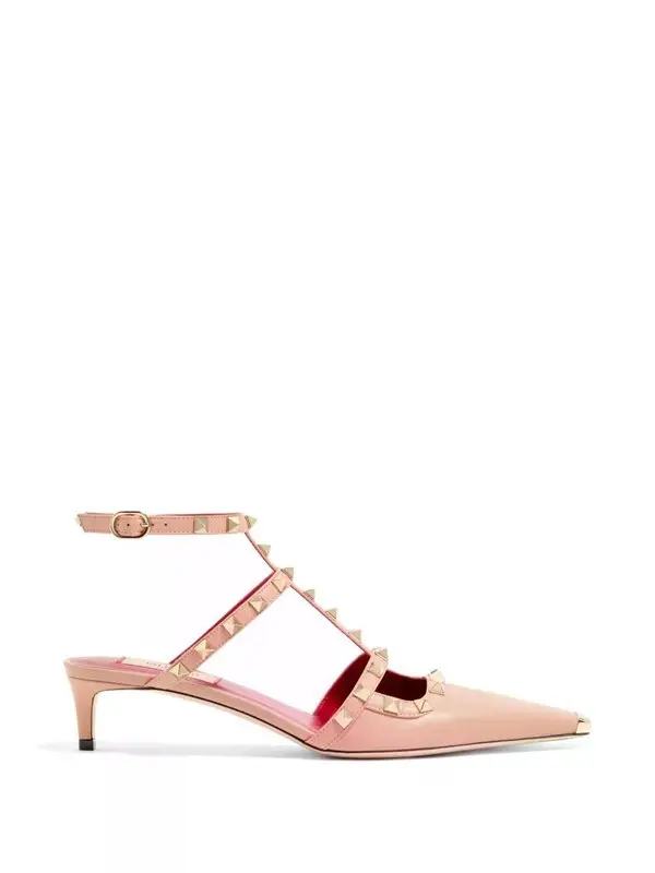Valentino Garavani Rockstud Kidskin Pumps 40mm - Pink