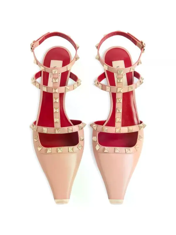 Valentino Garavani Rockstud Kidskin Pumps 40mm - Pink