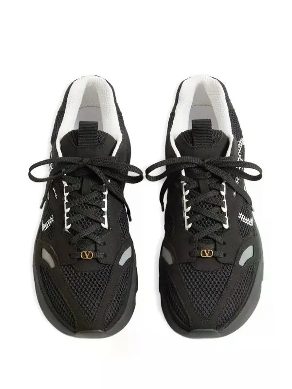 Valentino Garavani Vlogo Signature Demivoyage Sneakers - Black
