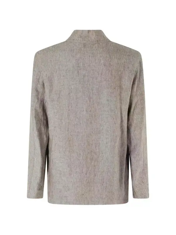 Seventy Button-up Pocket-detail Jacket - Neutrals