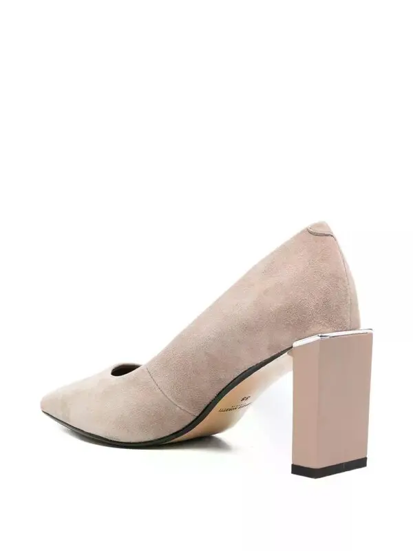 SERGIO MORETTI FIRENZE Pointed-toe Block-heel Pumps