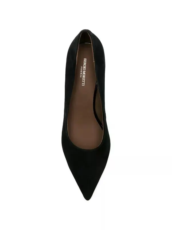 SERGIO MORETTI FIRENZE Pointed-toe Block-heel Pumps