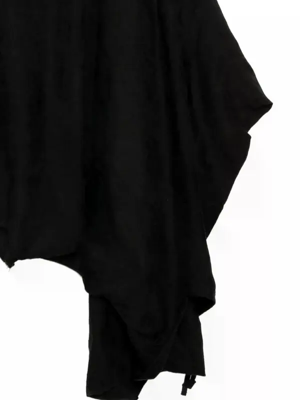 JULIUS Asymmetrical Draped Crewneck T-shirt