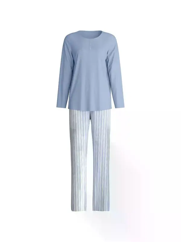 CALIDA Striped-pattern Pajamas Set - Blue
