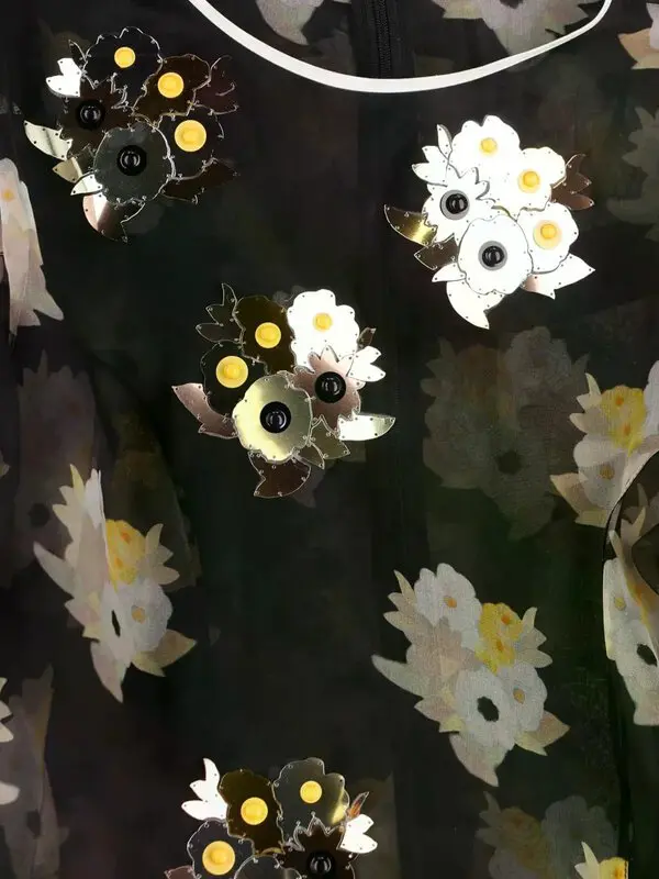 Fendi Floral-print Silk Midi Dress