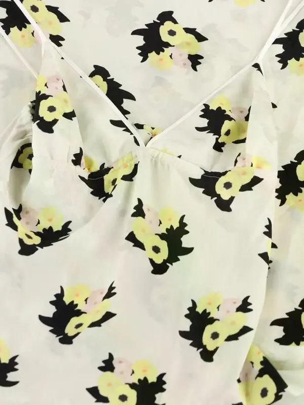 Fendi Floral-print Silk Midi Dress