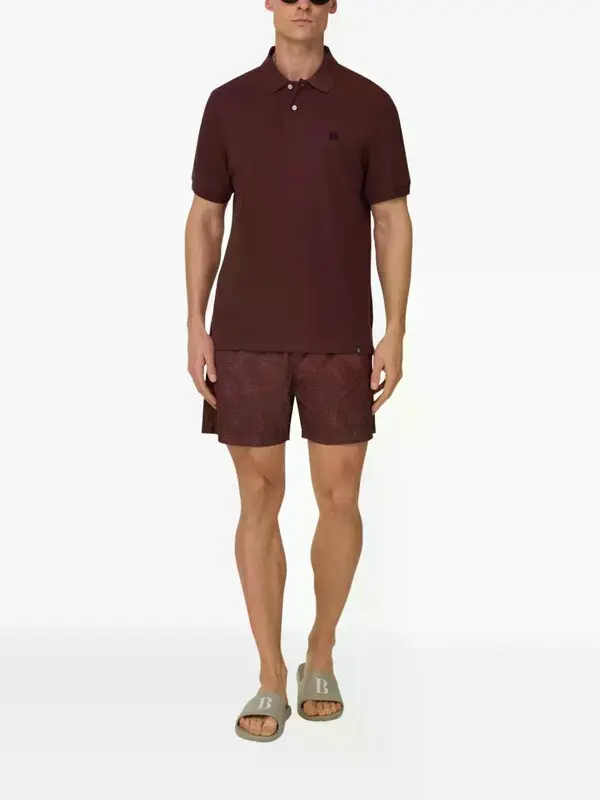 Boggi Milano Floral-print Swim Shorts