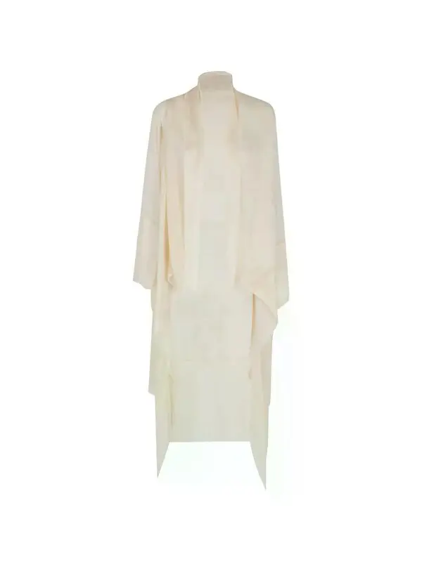 Alberta Ferretti Silk-organza Duster Coat