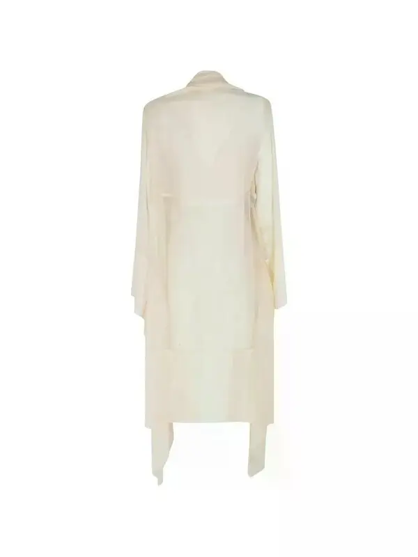 Alberta Ferretti Silk-organza Duster Coat