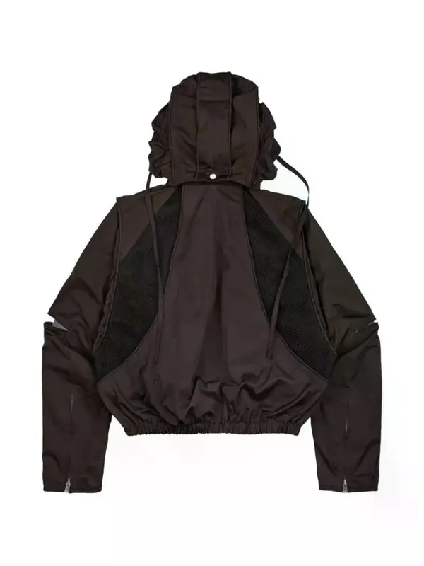 FFFPOSTALSERVICE Parachute Mesh-panelled Hooded Jacket