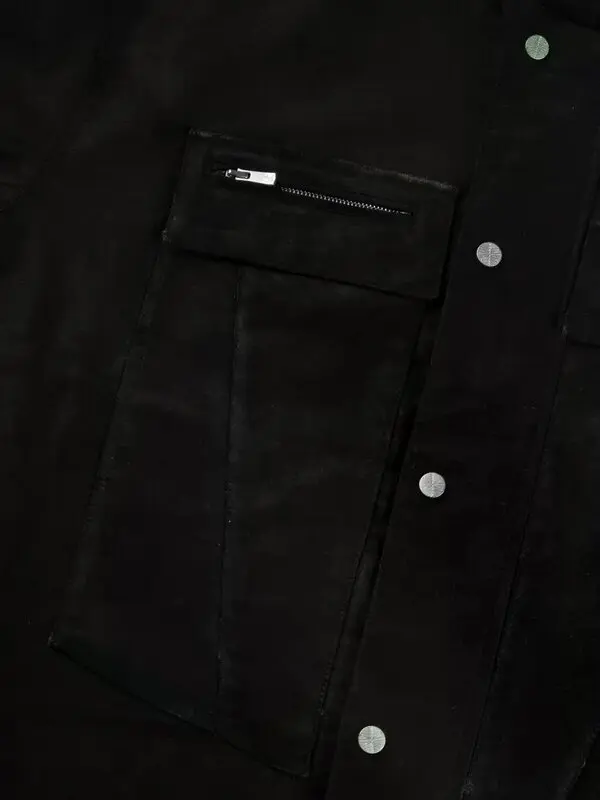 FFFPOSTALSERVICE Ff Bunker Waxed Panelled Jacket - Black