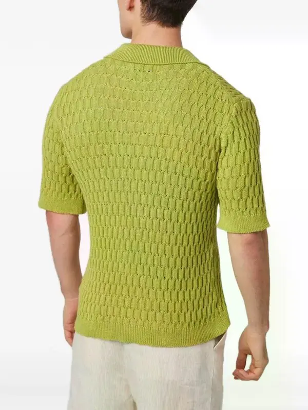 PEREGRINE Honeycomb-knit Short-sleeve Shirt