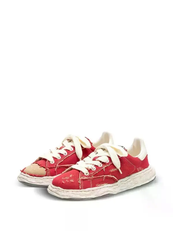 Mihara Yasuhiro Charles Overdyed Sneakers - Red