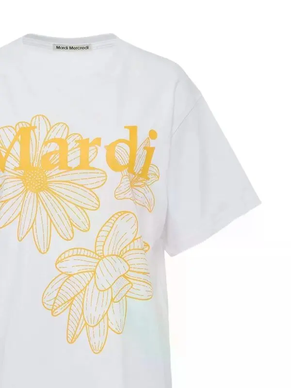 MARDI MERCREDI Floral Print T-shirt