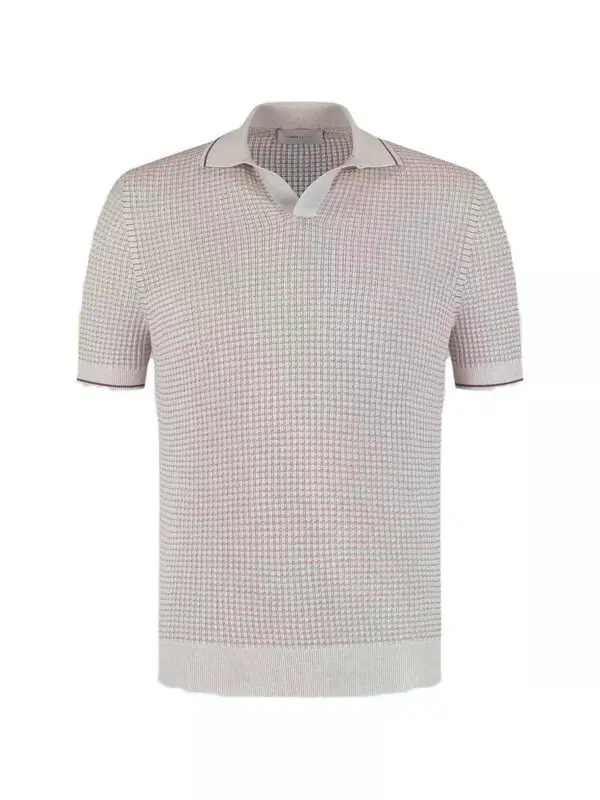 GRAN SASSO Polo-collar T-shirt - Neutrals