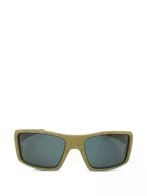 Oakley Heliostat Rectangle-frame Sunglasses - Neutrals