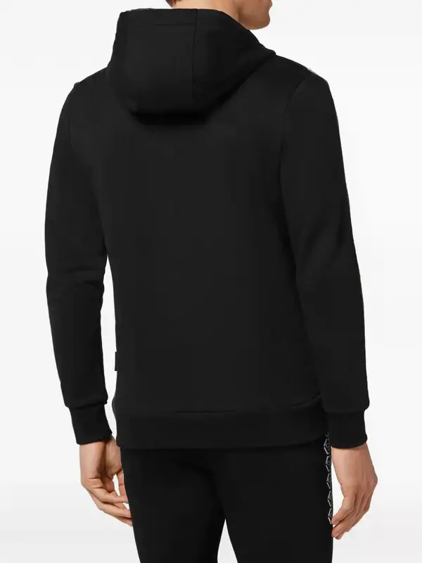 Philipp Plein Monogram-print Zip-up Hoodie