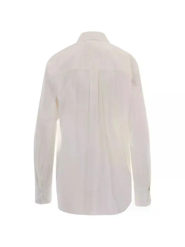 Patrizia Pepe Logo Plaque Pocket Shirt