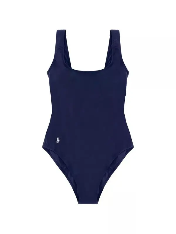 Polo Ralph Lauren Pony-embroidered Swimsuit - Blue