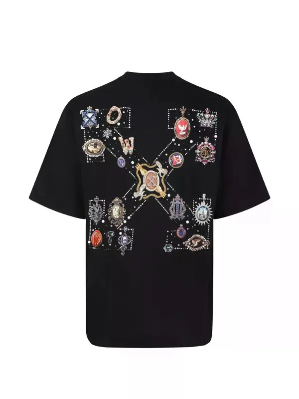 Off-White Arrows-motif T-shirt - Black
