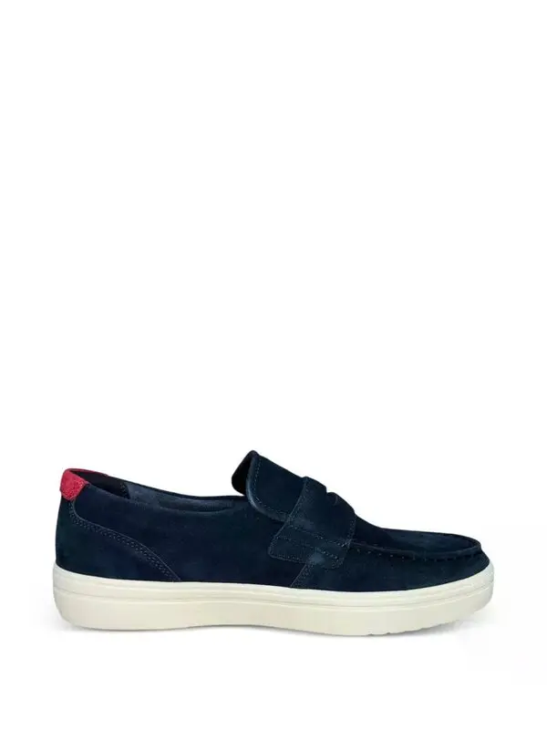 Tommy Hilfiger Suede Slip-ons - Blue