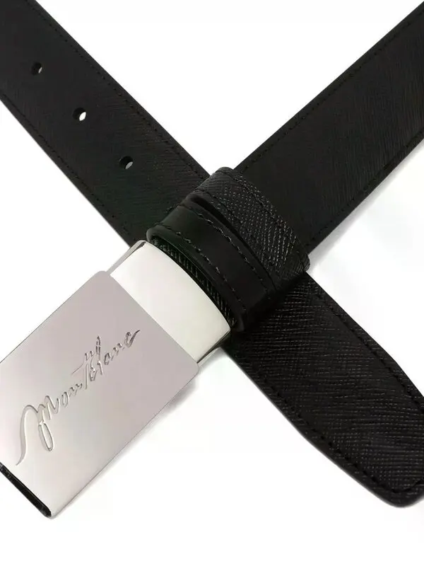 Montblanc Saffiano Leather Belt