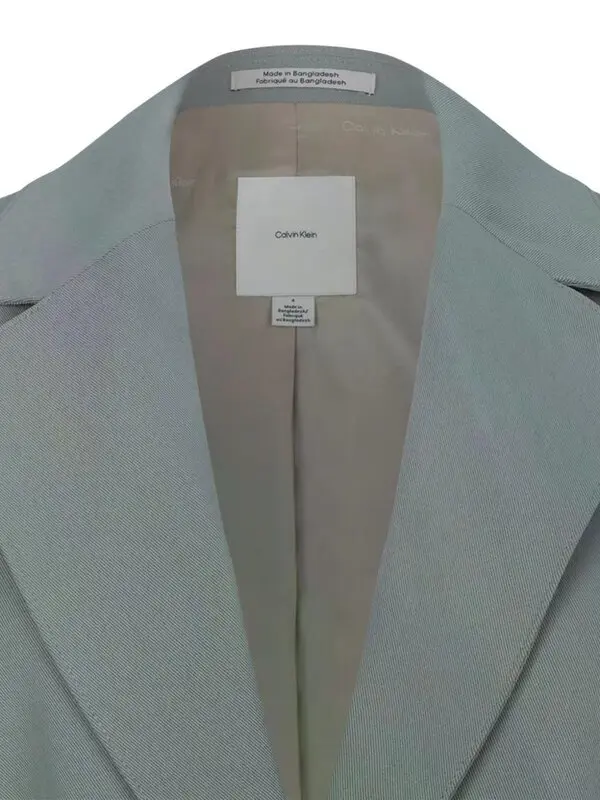 Calvin Klein Belted Notched-lapels Jacket