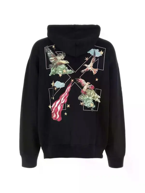 Off-White Logo-print Cotton Hoodie