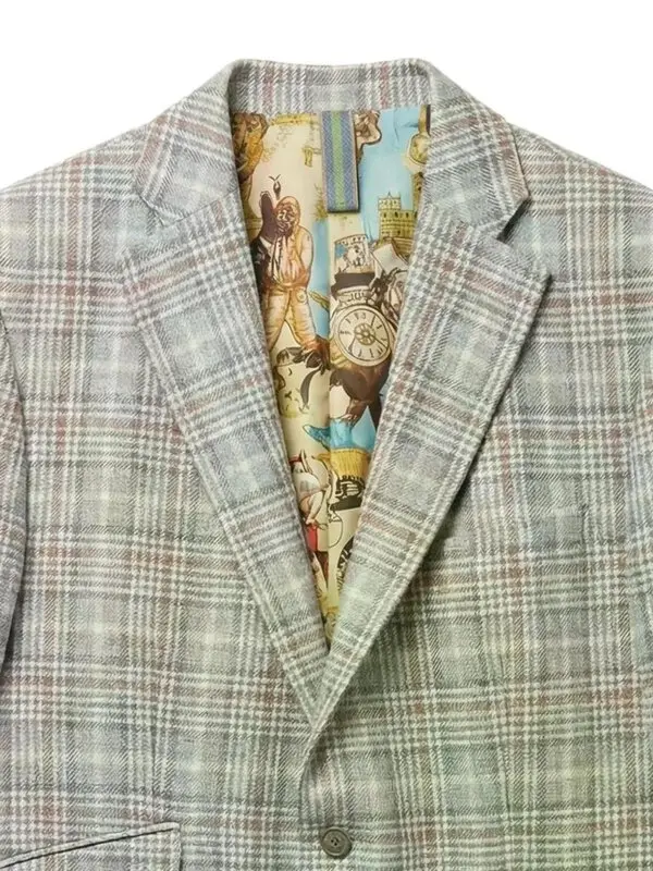 ABSEITS Glen-check Tailored Blazer