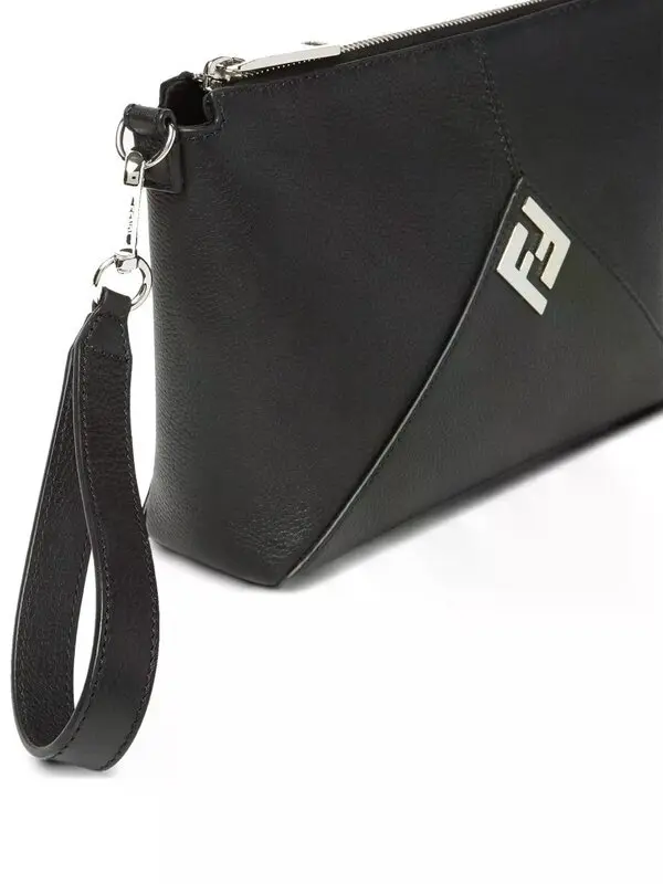 Fendi Logo-plaque Pouch