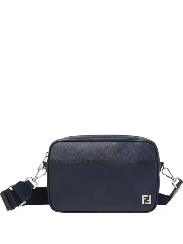 Fendi Ff Squared Shoulder Bag - Blue