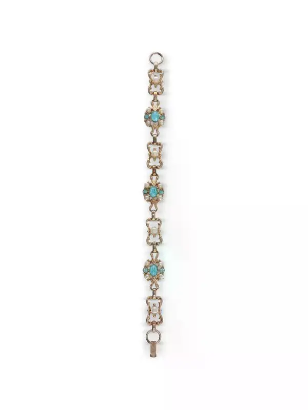 Vintage Faux-pearl Cabochon Bracelet
