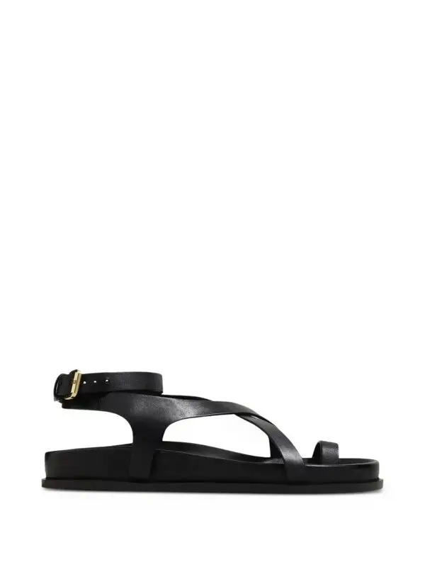 A.emery The Jalen Crossover Sandals - Black