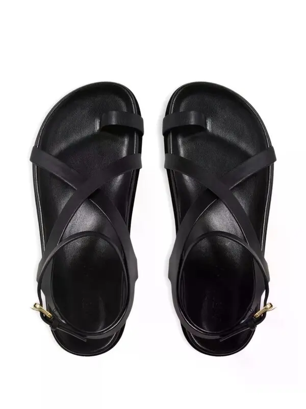 A.emery The Jalen Crossover Sandals - Black